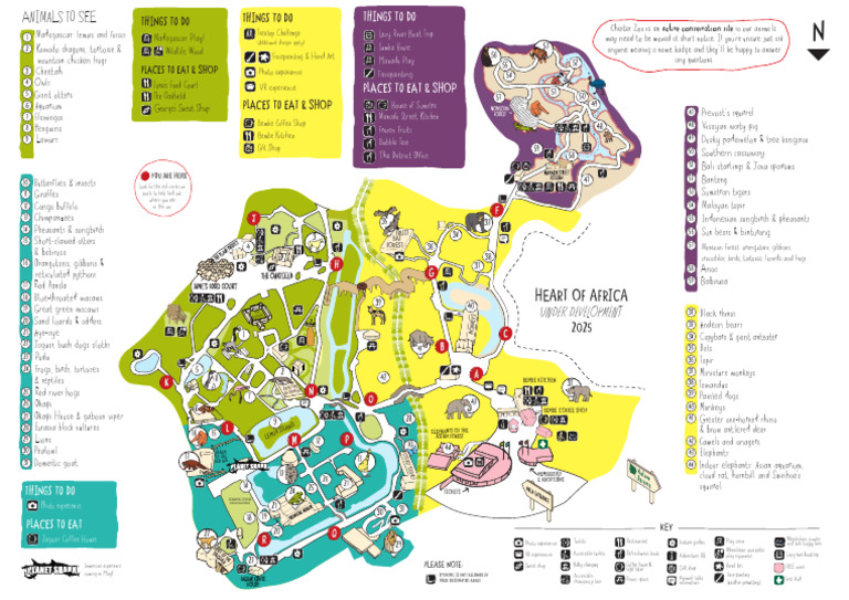 Chester Zoo Map MAY 2023 | Download Free PDF | Organisms