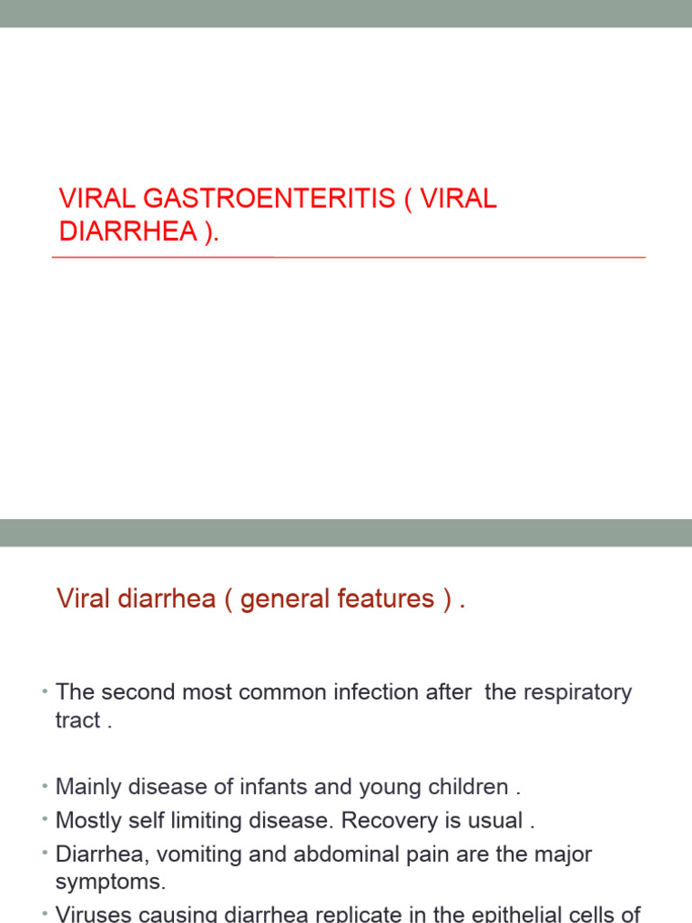 8.viral Gastroenteritis | PDF | Self-Improvement | Wellness