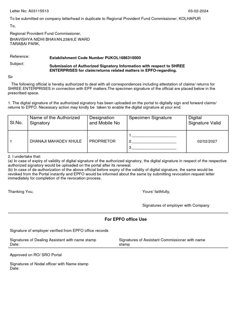 Request Letter For DSC Approval - 2024 | PDF | Government | Public Key ... Request Letter For DSC Approval - 2024 | PDF | Government | Public Key ...