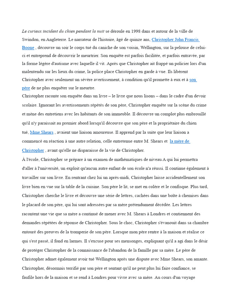Enquête de Christopher sur un meurtre | PDF | Vérité