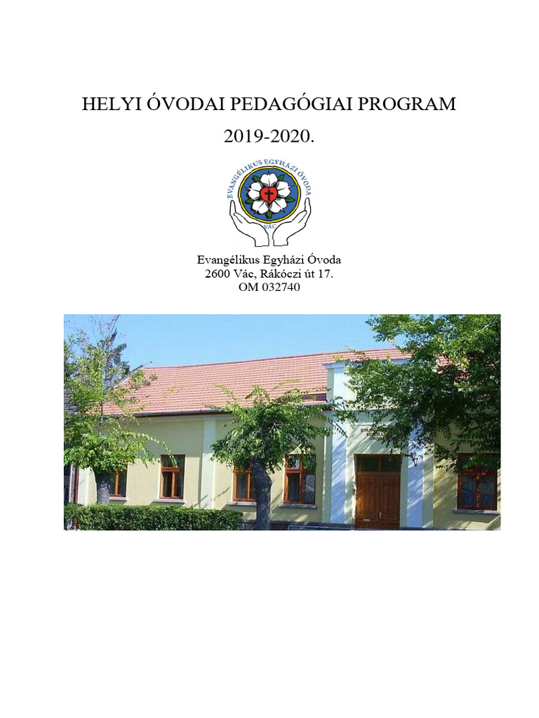 Pedagógiai Program 2019 2020. | PDF