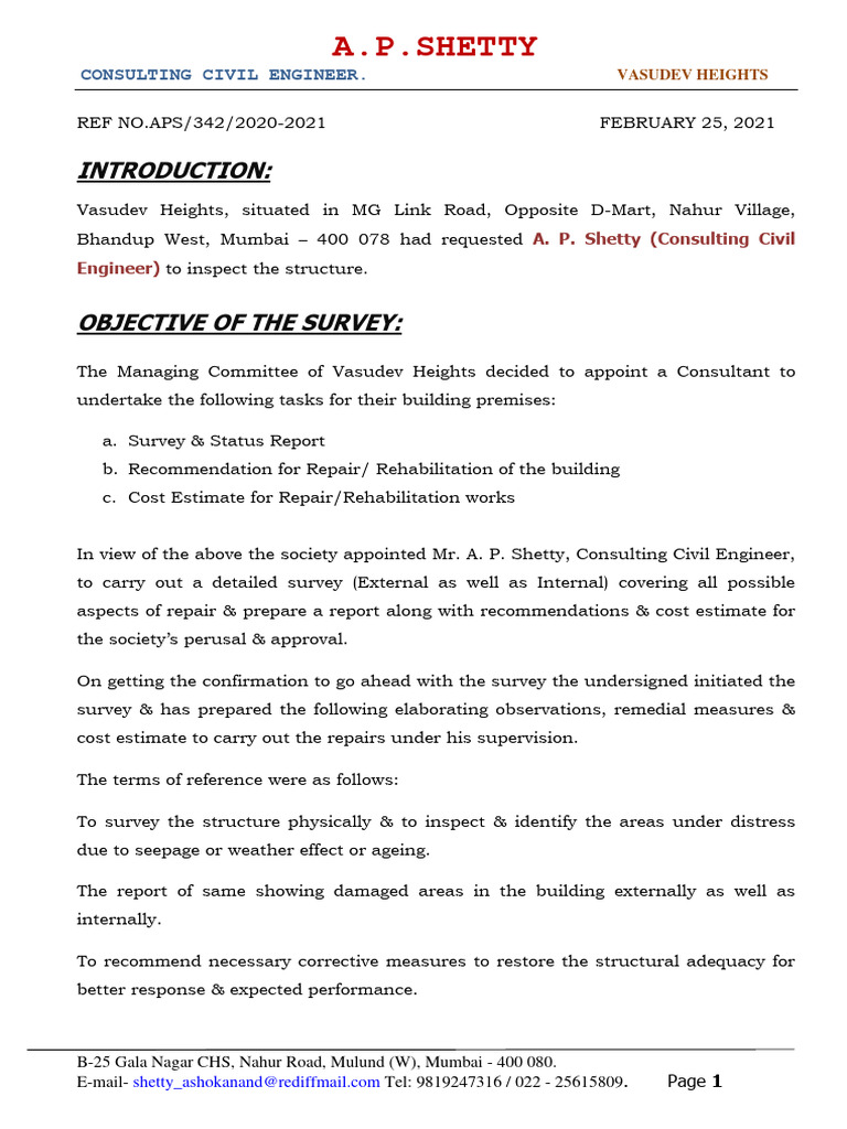 Survey Report | Download Free PDF | Bathroom | Wall