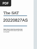 Sat Answer Key For Practice Test 5 | PDF | Standardized Tests | Tests