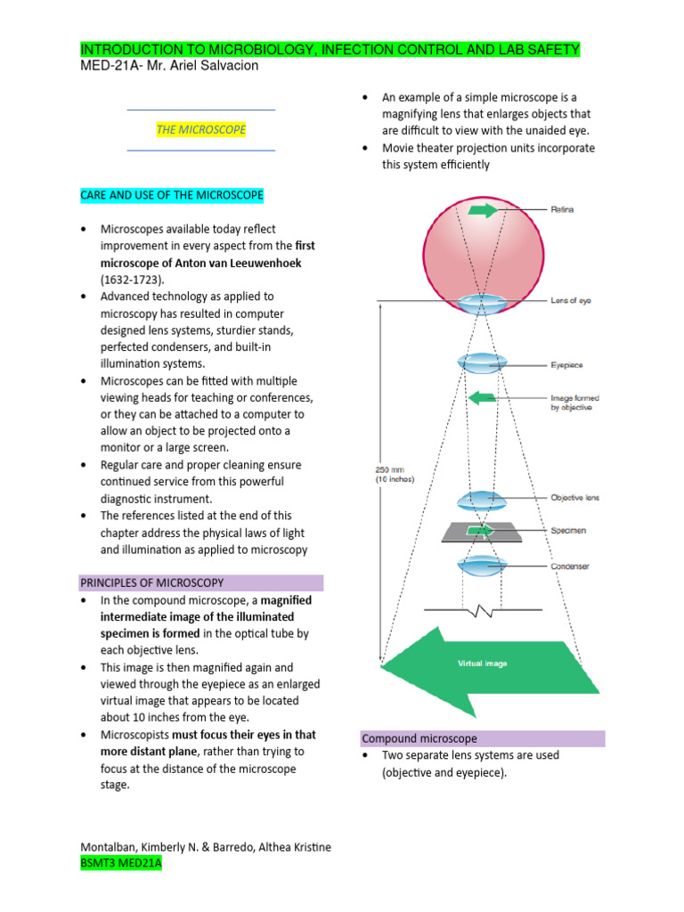 Week 2 Part 1 Microscope | PDF | Staining | Microscopy