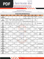 Annual Exam 2024-25 Time Table | PDF