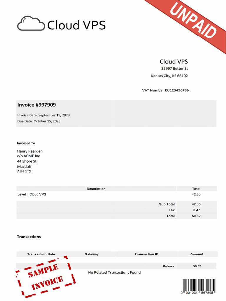 Demo Invoice 5 | PDF