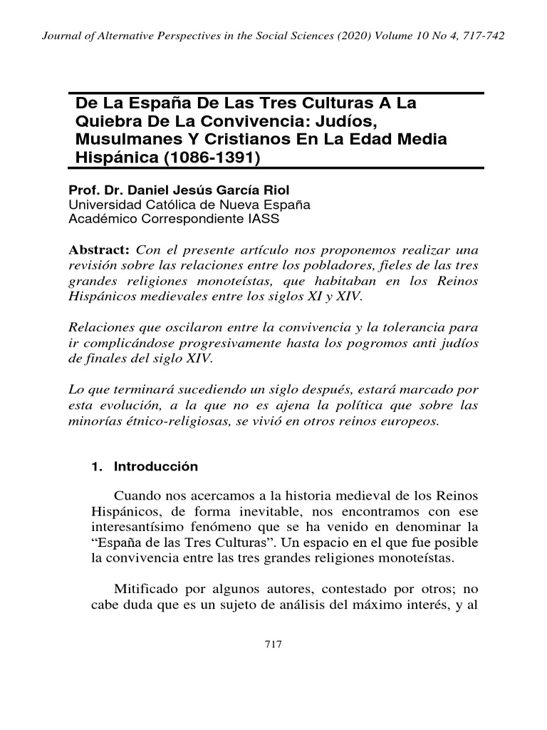 De La Espana de Las Tres Culturas A La Q | PDF