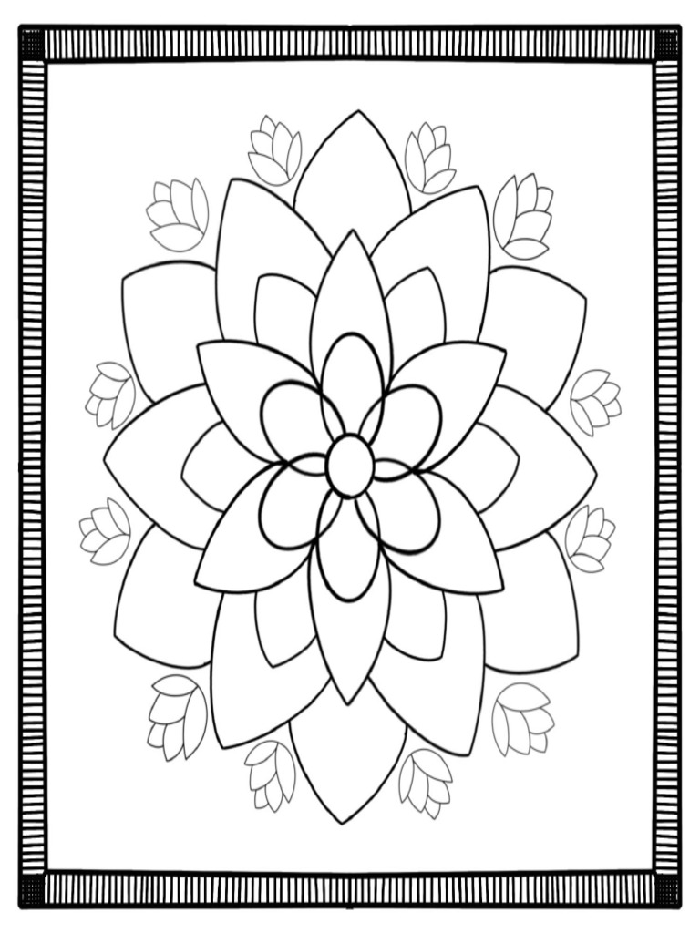 Kolam Coloring Pages | PDF