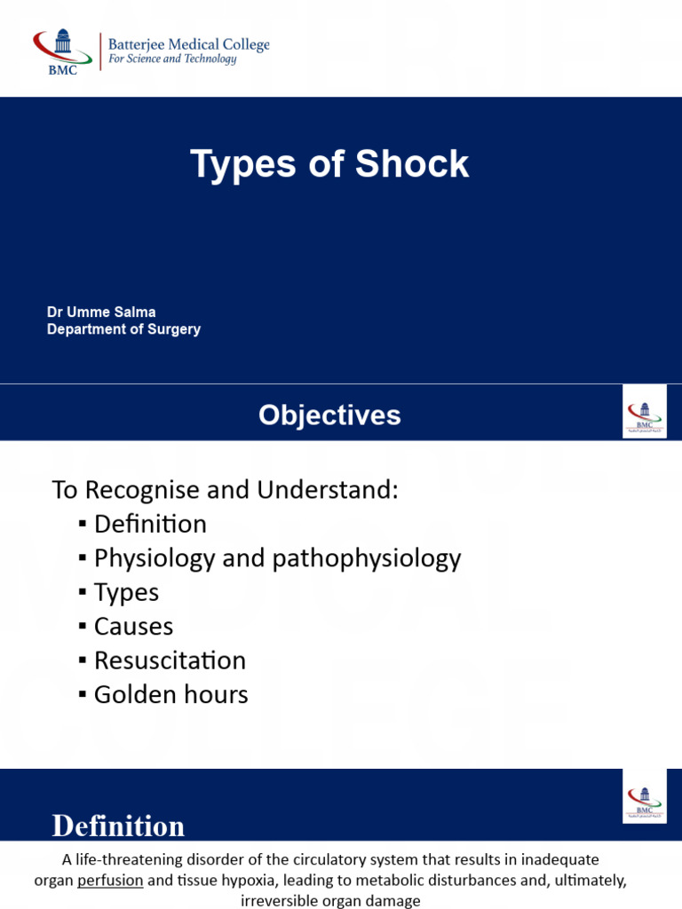 Understanding Types of Shock | PDF