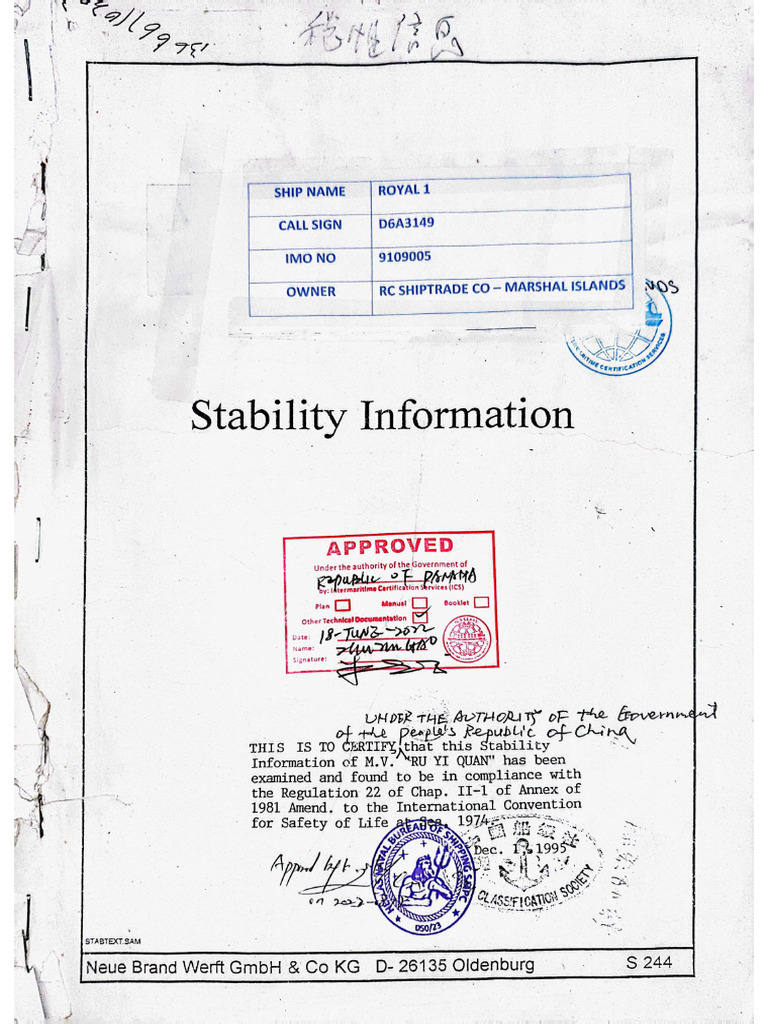 Booklet of Stability | PDF