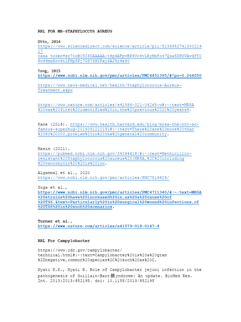 Antibacterial Thesis References | PDF