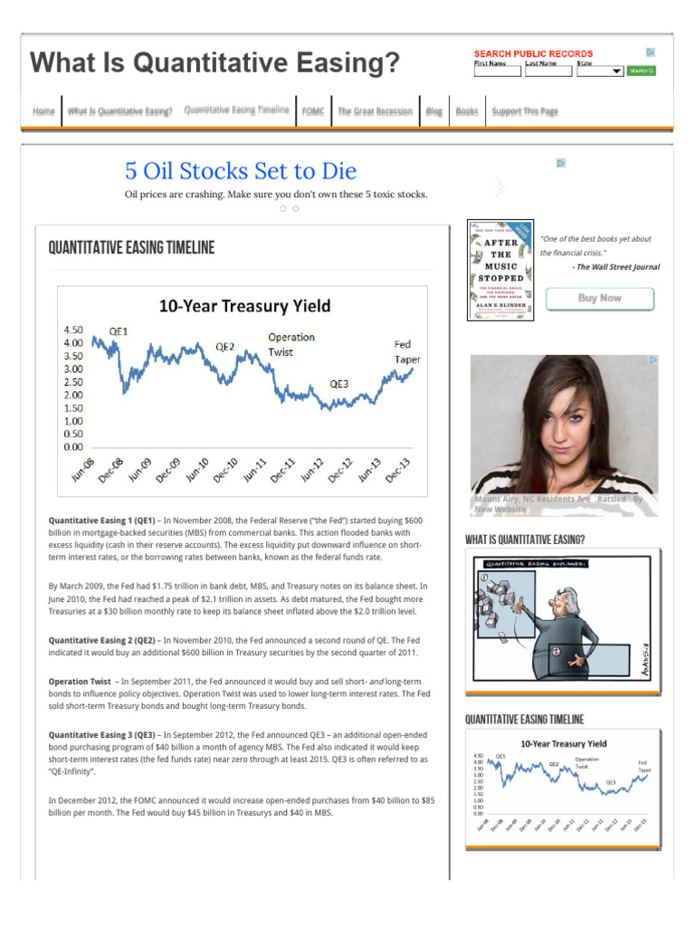 Quantitative_Easing_Timeline___What_Is_Quantitative_Easing_ | PDF ...