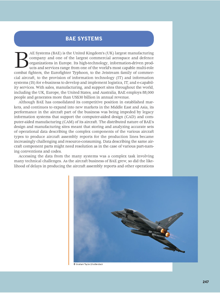 BAE Systems: Optimizing Data Management | PDF | Databases | Data