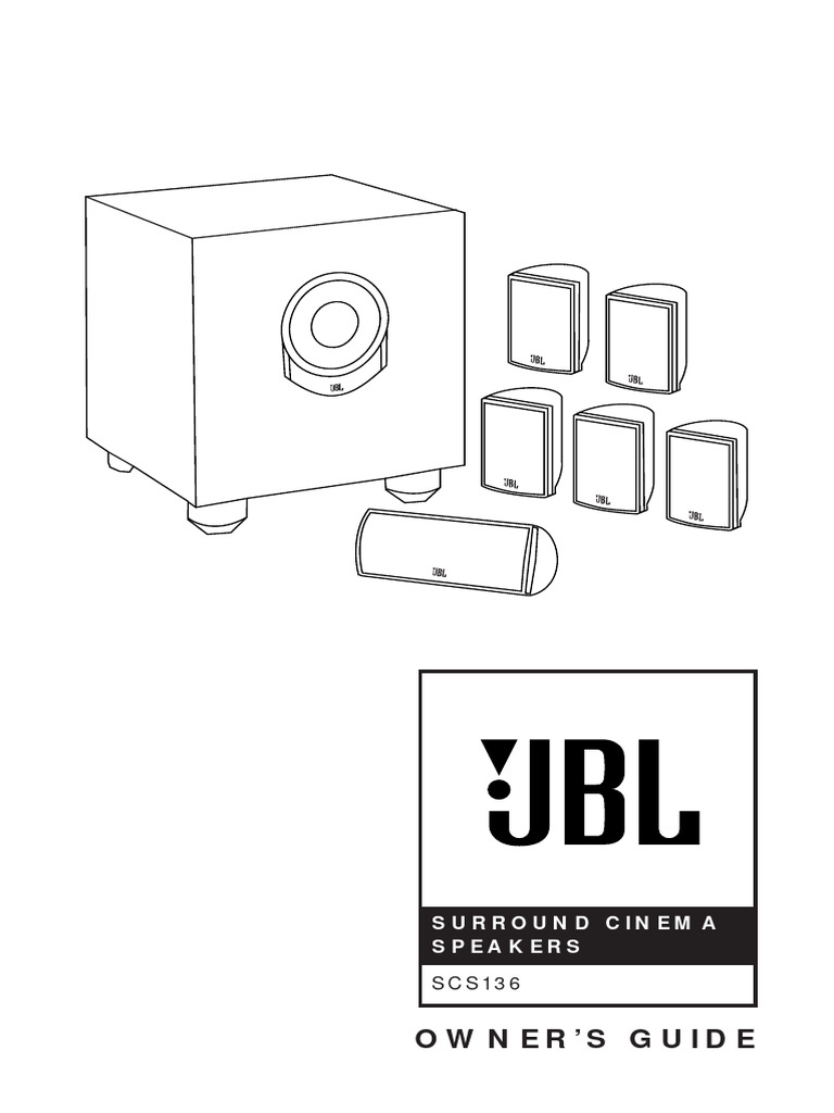 JBL Sub 136 | PDF | Loudspeaker | Ac Power Plugs And Sockets
