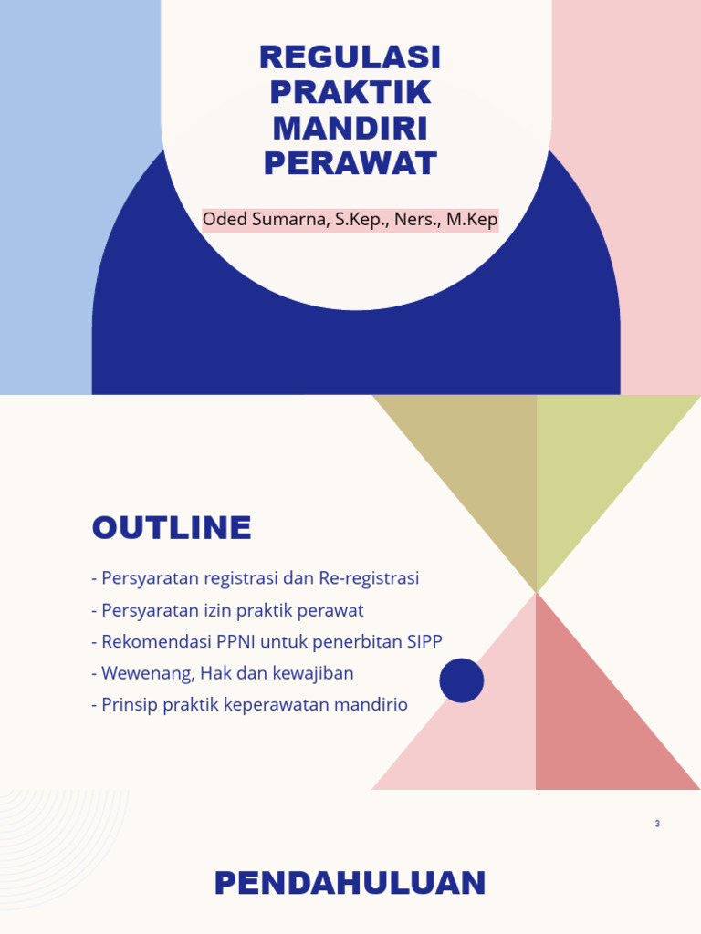 Regulasi Praktik Mandiri Perawat | PDF
