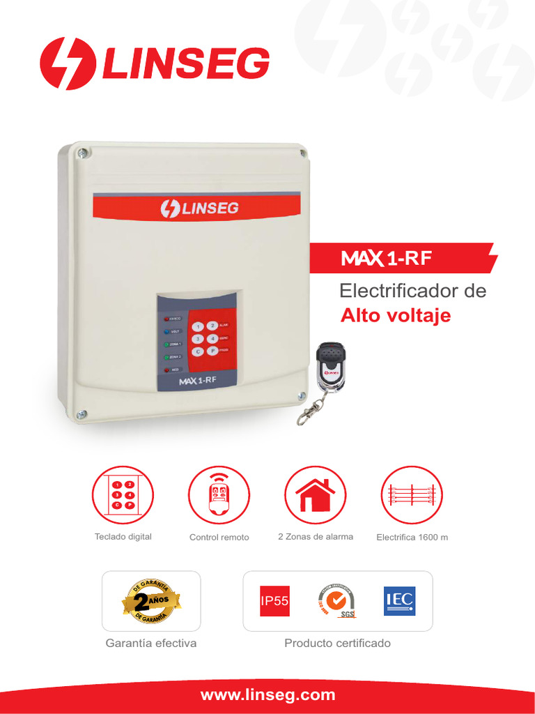 Max RF1 | PDF | Control remoto | Electromagnetismo