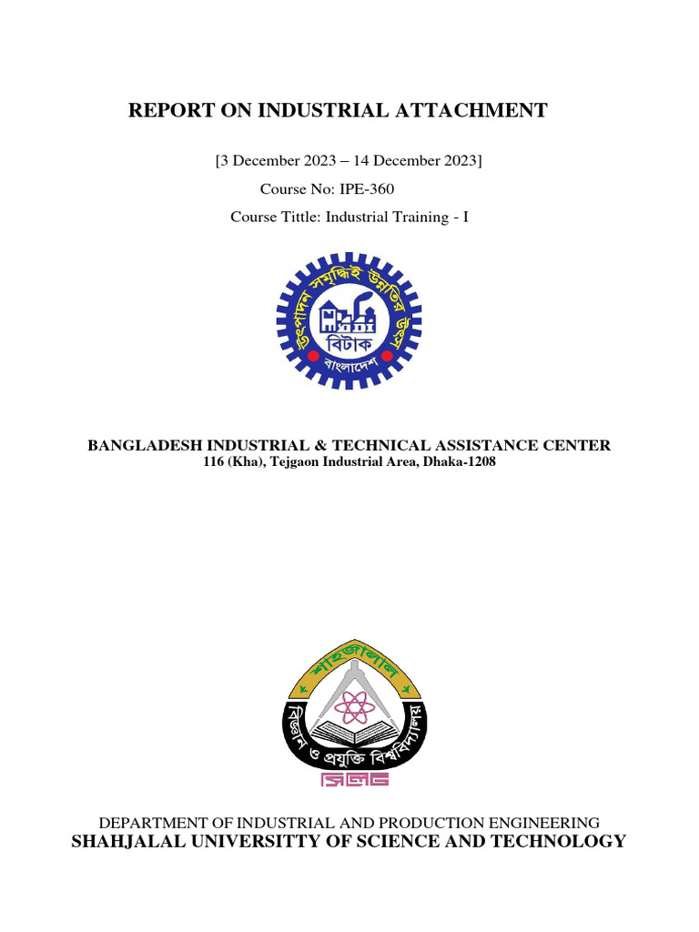 Last Report BITAC - SUST | PDF | Construction | Welding
