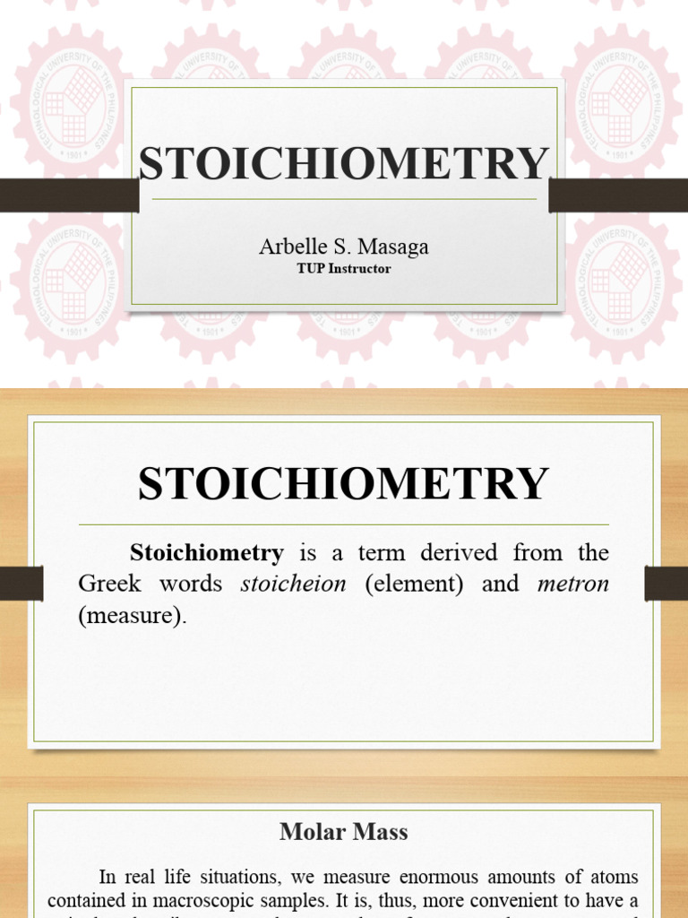GENERAL CHEMISTRY (Stoichiometry) | PDF