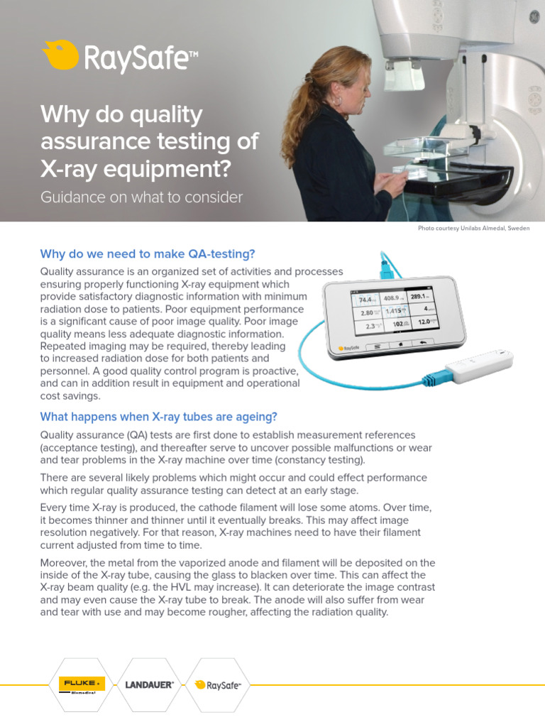 RaySafe DX Why QA Testing G21307 RevA | Download Free PDF | X Ray ... RaySafe DX Why QA Testing G21307 RevA | Download Free PDF | X Ray ...