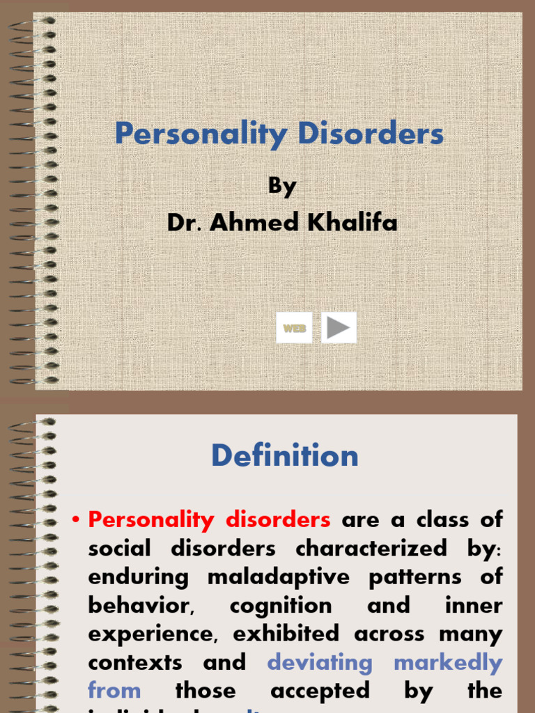 Personality Disorders | PDF