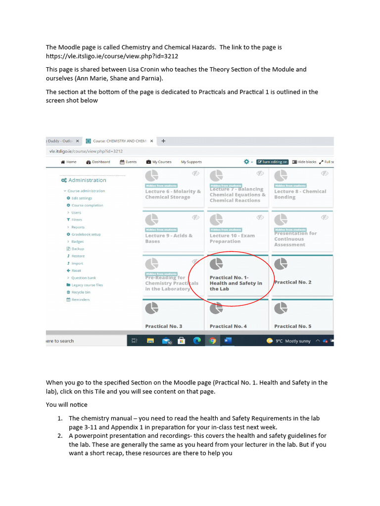 Instructions for Lab 1 | PDF