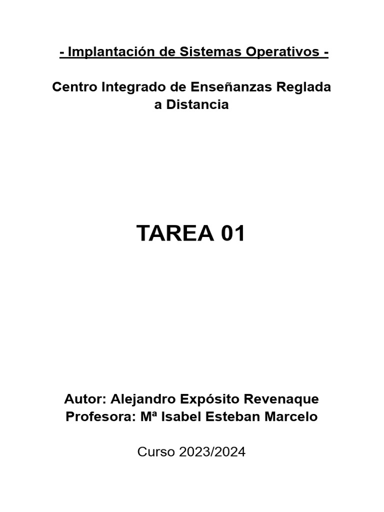 ISO Tarea01 | PDF