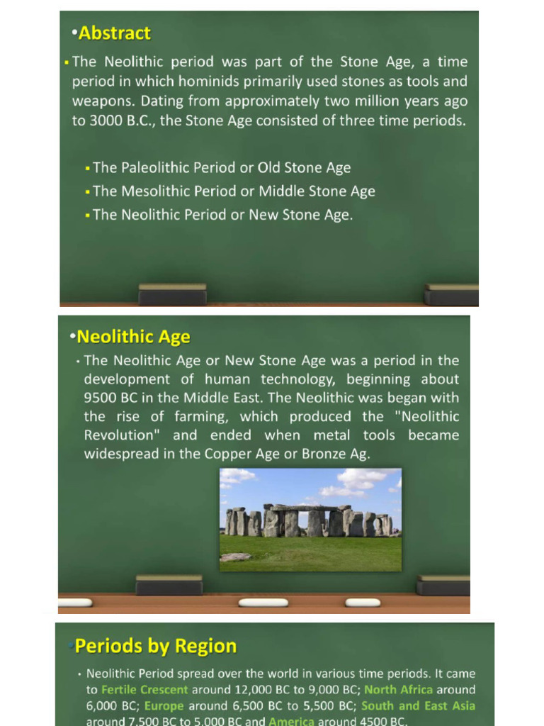 Neolithic Age | PDF