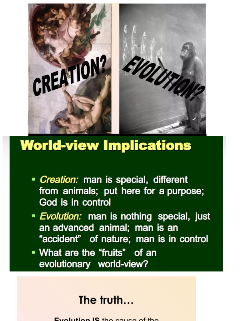 Creationism Vs Evolutionism | PDF