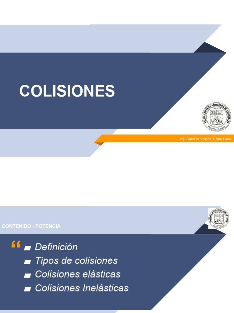 Clase 10 - Colisiones | PDF | Cantidades fisicas | Naturaleza