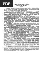 Caracterizare Personaj Dramatic | PDF