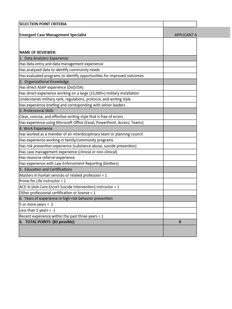 ECM Specialist Resume Matrix | PDF