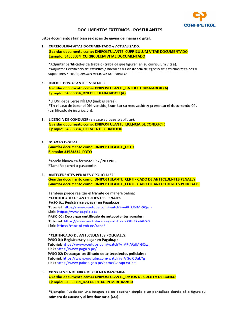 02 Documentos Externos | PDF