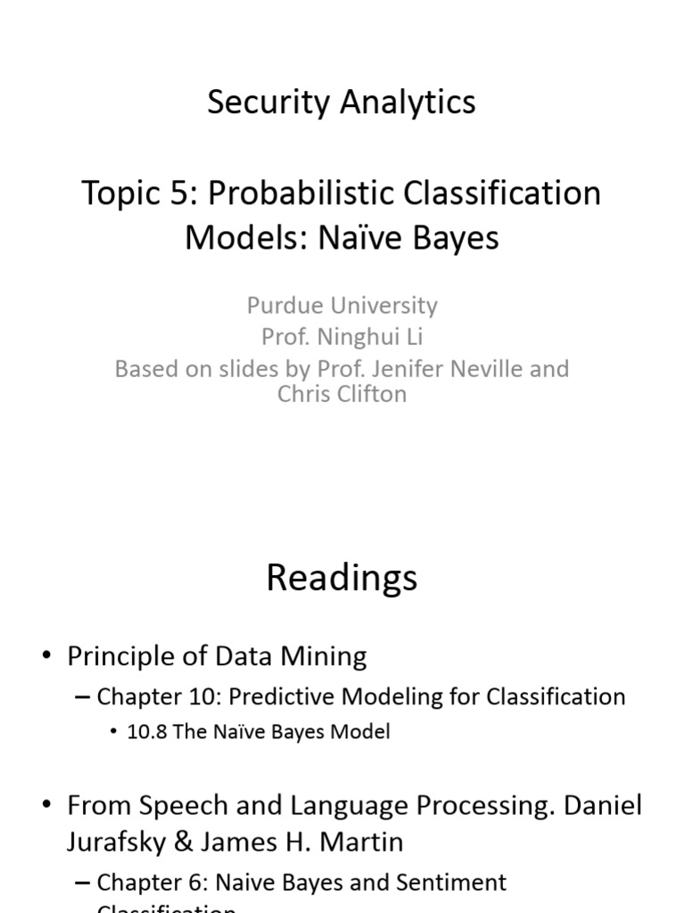 05 Classification | PDF