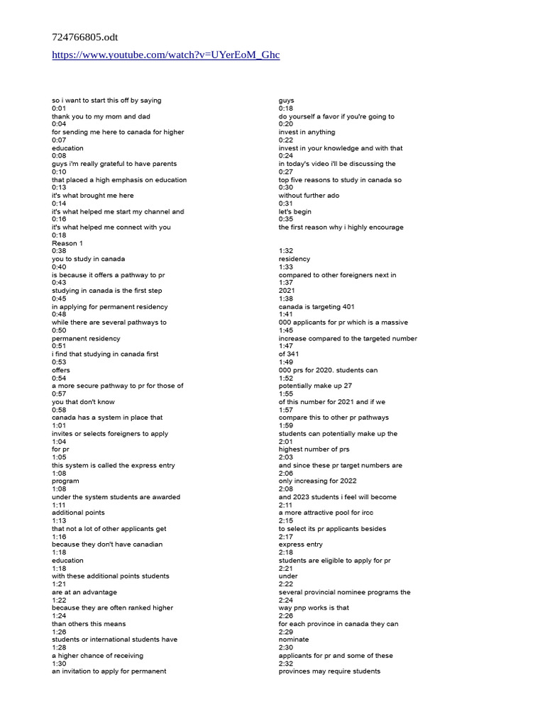 5 Reasons To Study Link, Text | PDF