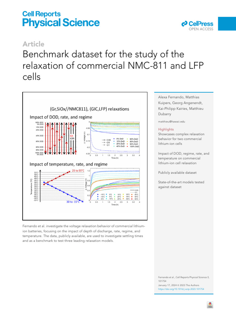 NMC VS LFP | PDF | Lithium Ion Battery | Physical Sciences