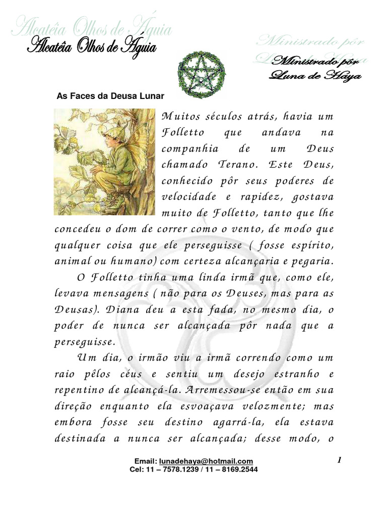Faces da Deusa Lunar e Seus Mistérios | PDF