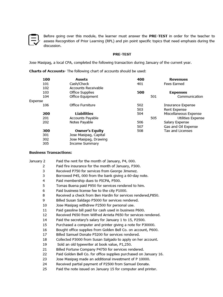 FABM2-MODULE 6 - With Activities | PDF