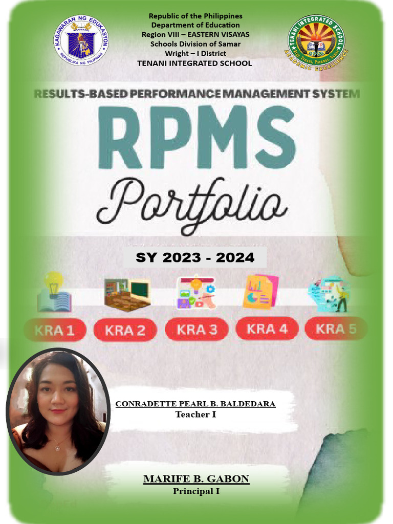 E-RPMS PORTFOLIO (Design 1) - DepEdClick | PDF