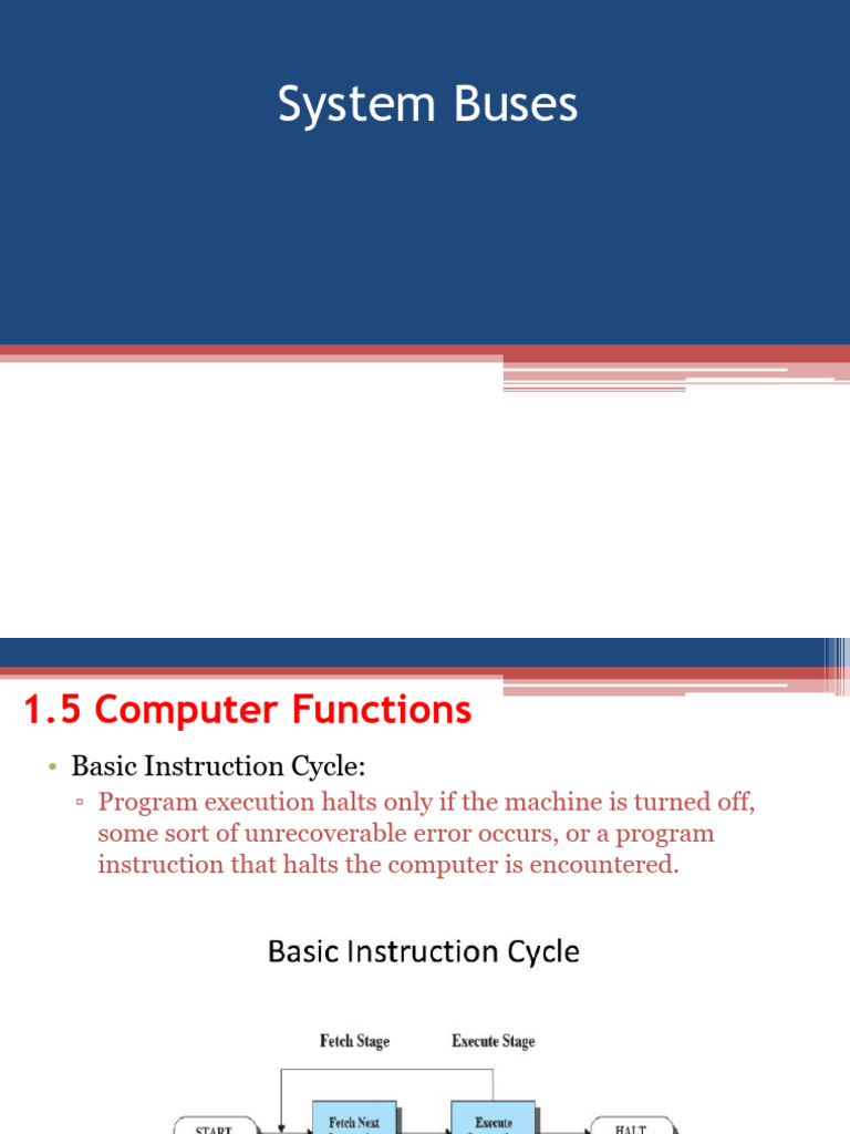 Unit 2 - System Buses | PDF | Central Processing Unit | Input/Output