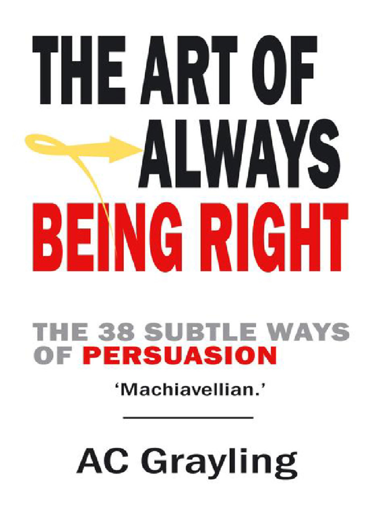 The Art of Always Being Right | PDF