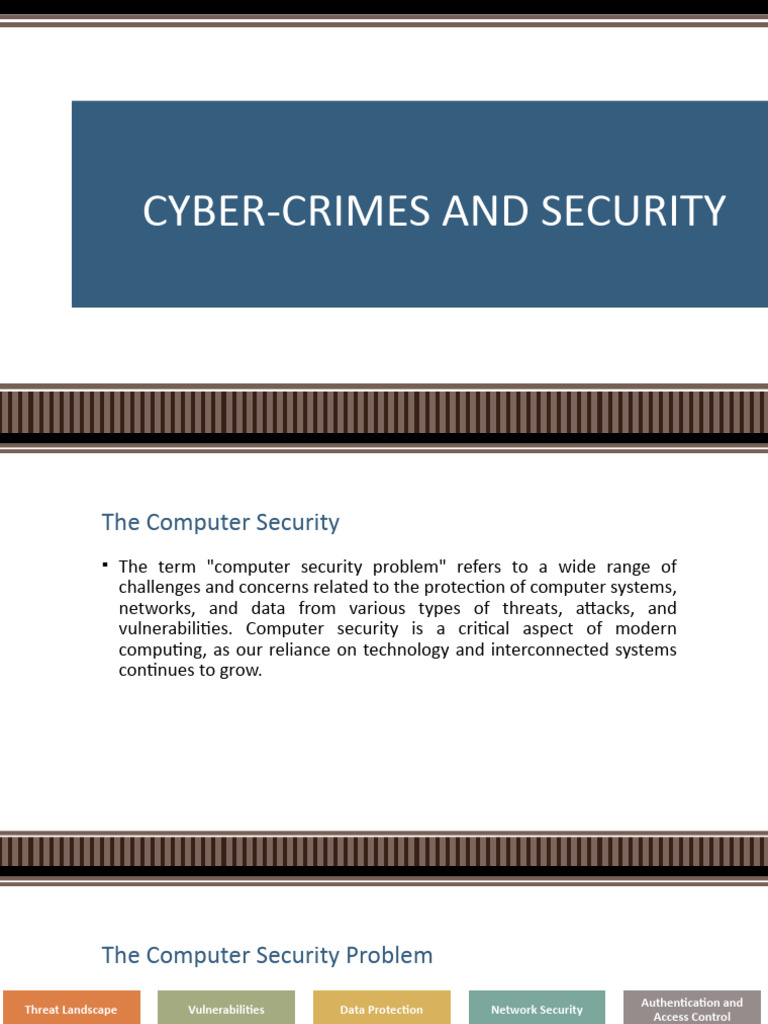 Cyber-Crimes and Security | PDF