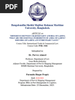 Charter Party Agreement Overview | PDF | Cargo | Ships