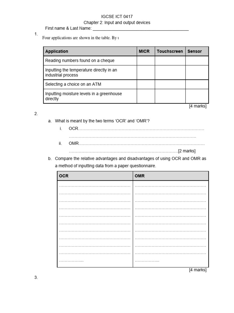 Ch02 - Input and Output Devices | PDF