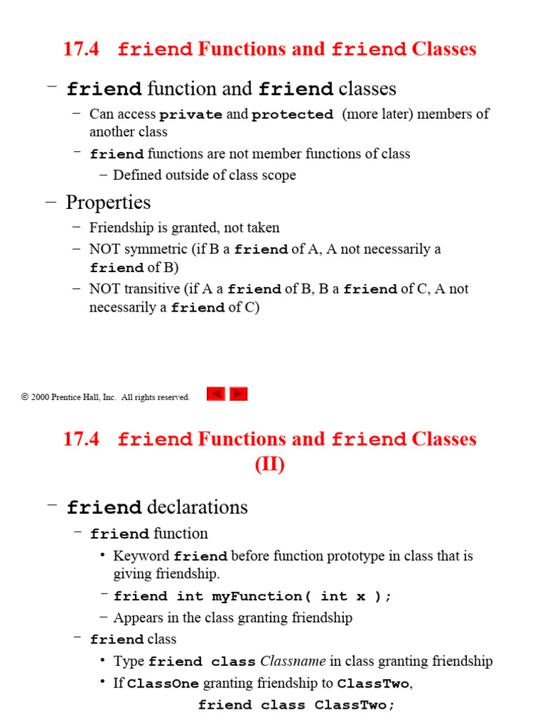 Lecture 14 Friend Classes IN Oop | PDF | Object Oriented Programming | Models Of Computation