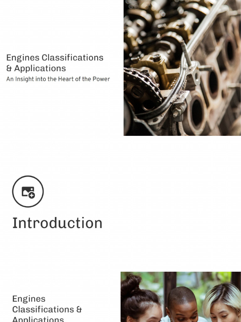 Unleashing The Power Engine Classifications Applications Decktopus 1697993744769 | PDF
