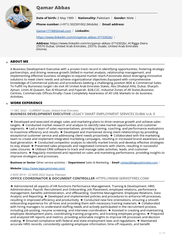 Abbas Resume - 24 | PDF