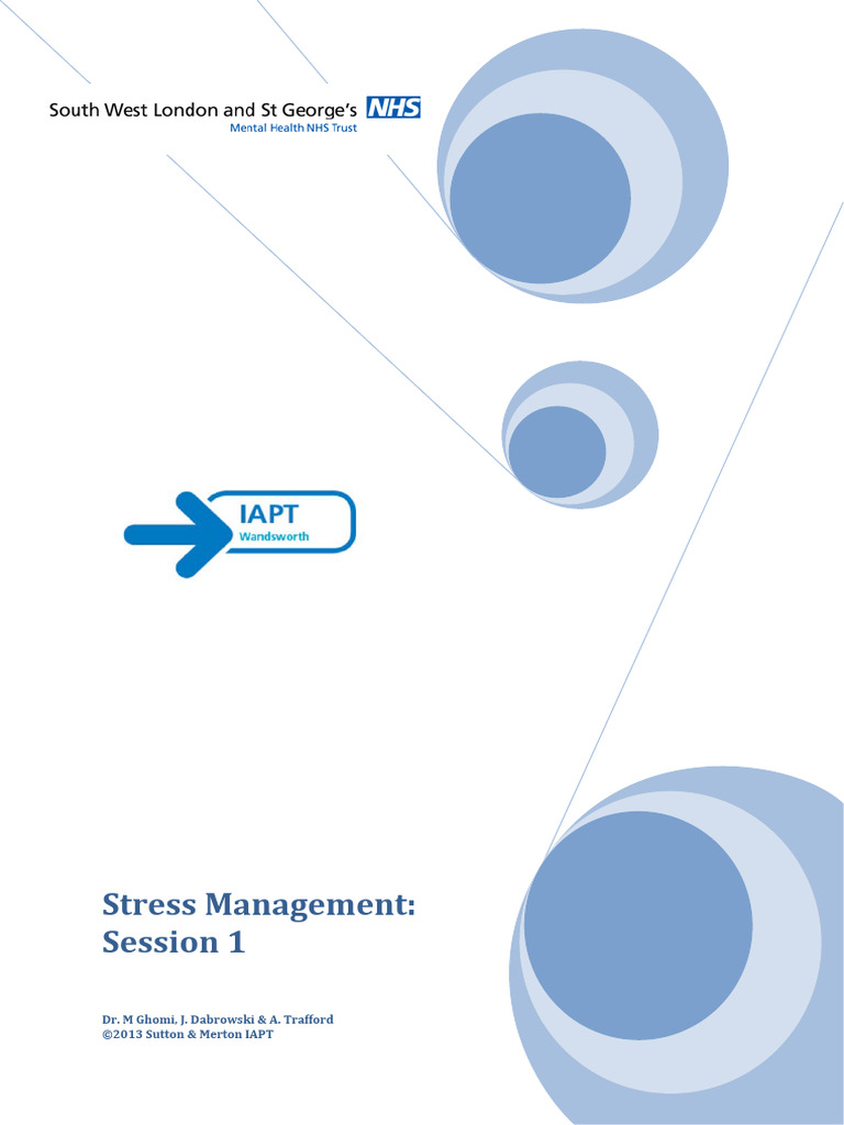 Stress Management GSH Session 1 Handout | PDF
