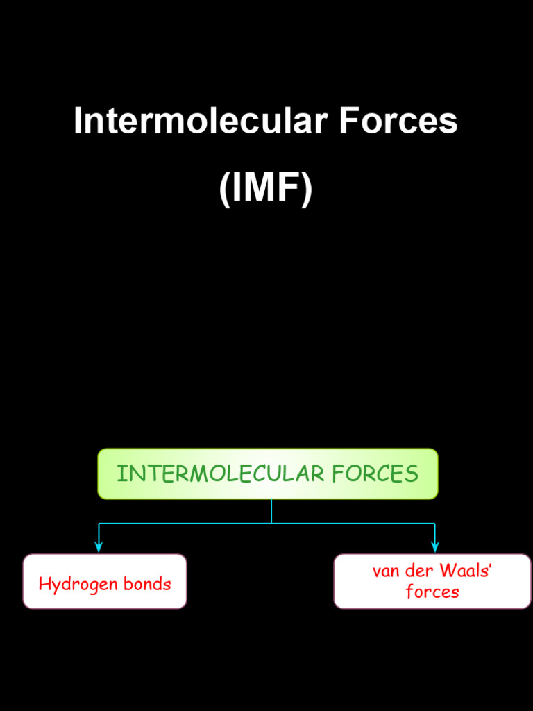 Intermolecular Forces | PDF | Intermolecular Force | Chemical Bond