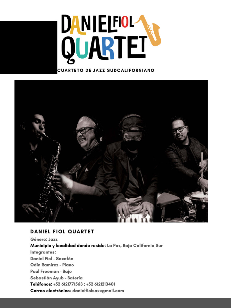 DanielFiol Quartet Press Kit | PDF