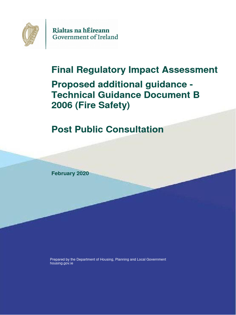 Final Regulatory Impact Assessment Proposed Additional Guidance ...